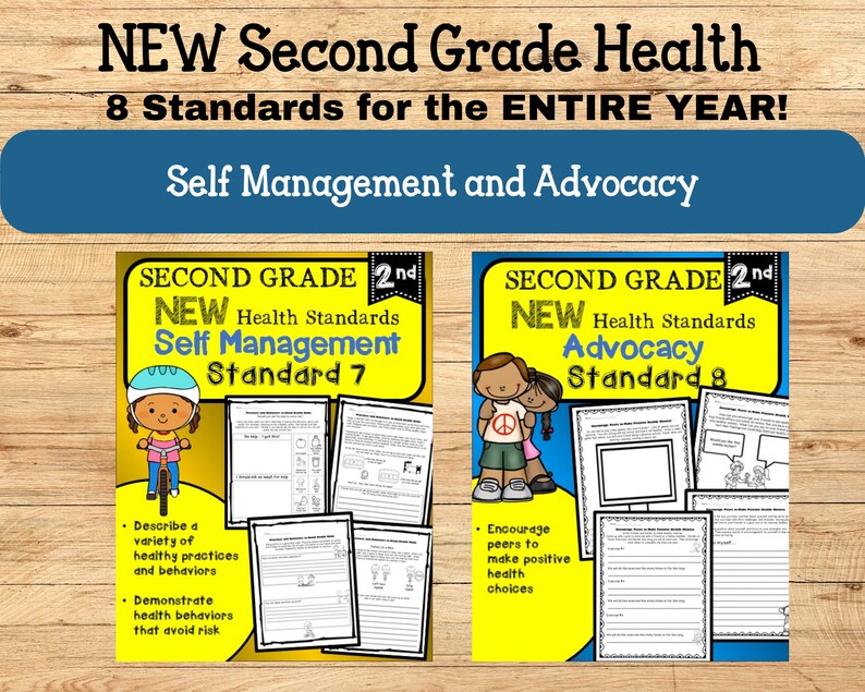 Second Grade Health Mental Health Physical Health - Etsy