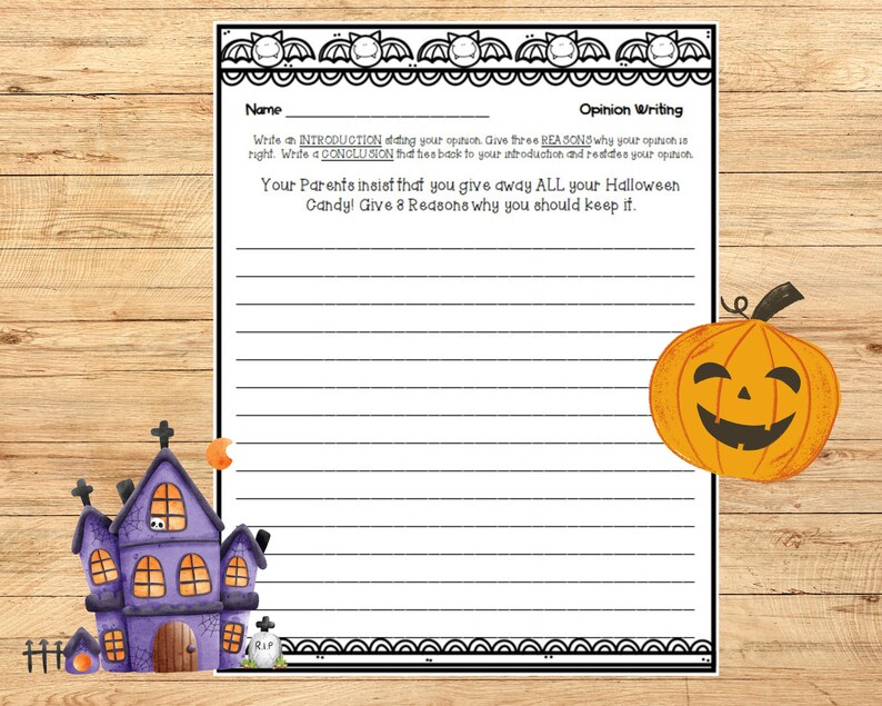Halloween Writing Prompts | Elementary Writing Prompts | Home School ...