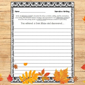 Fall Writing Prompts | Elementary Writing Prompts | Homeschool Writing ...