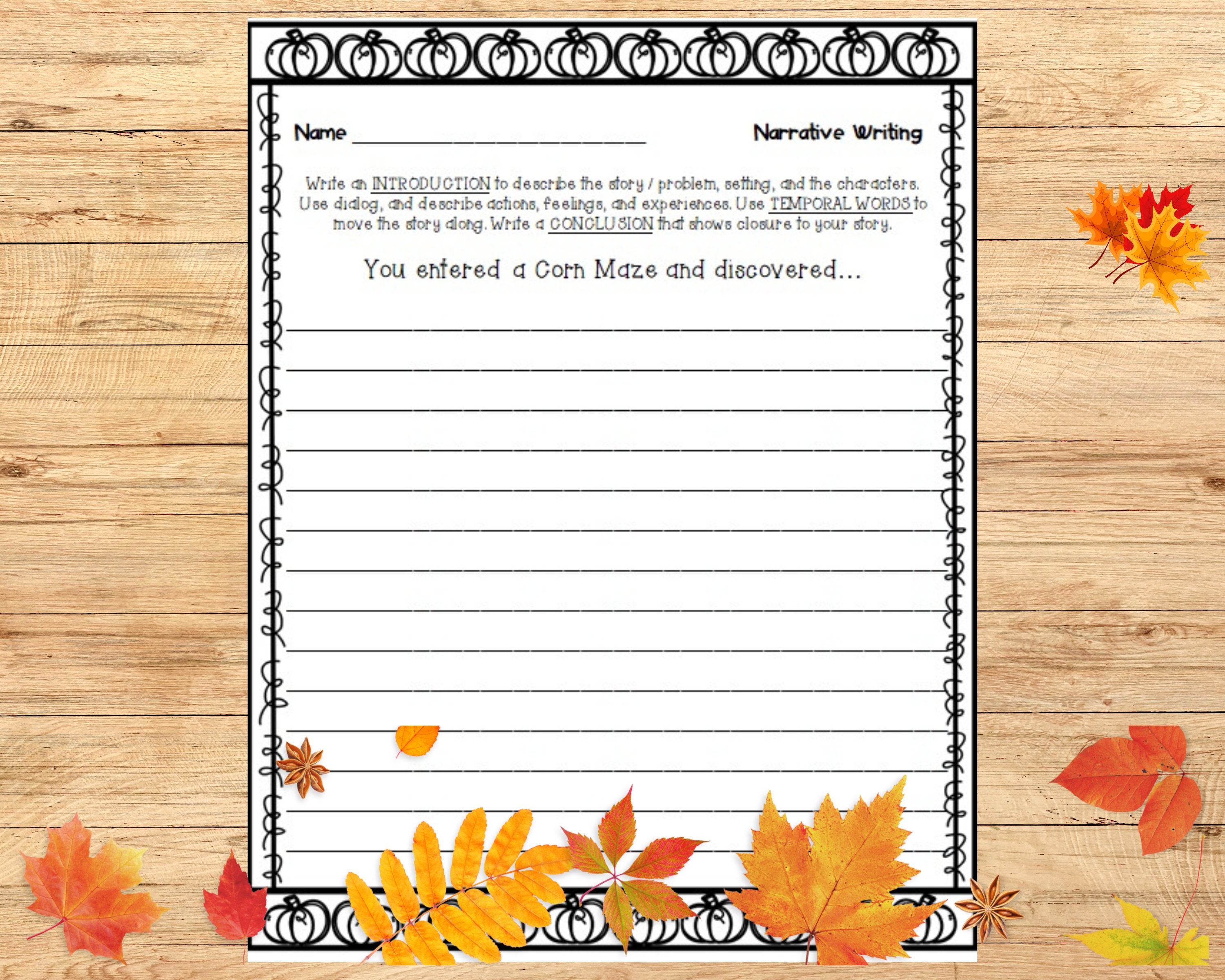 Fall Writing Prompts | Elementary Writing Prompts | Homeschool Writing ...
