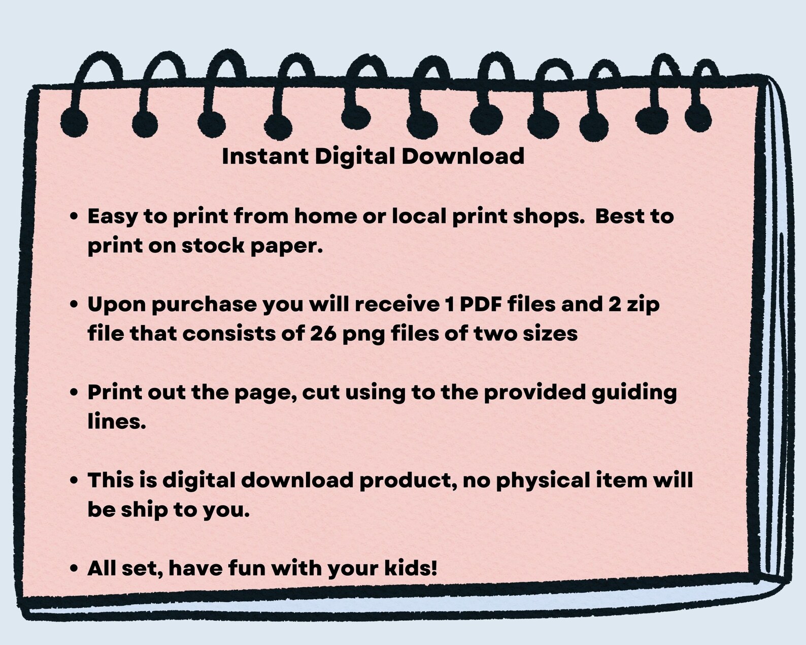 Alphabet Flash Cards Printable, Winter ABC Flash Cards, Educational ...