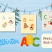 Alphabet Flash Cards Printable, Winter ABC Flash Cards, Educational ...