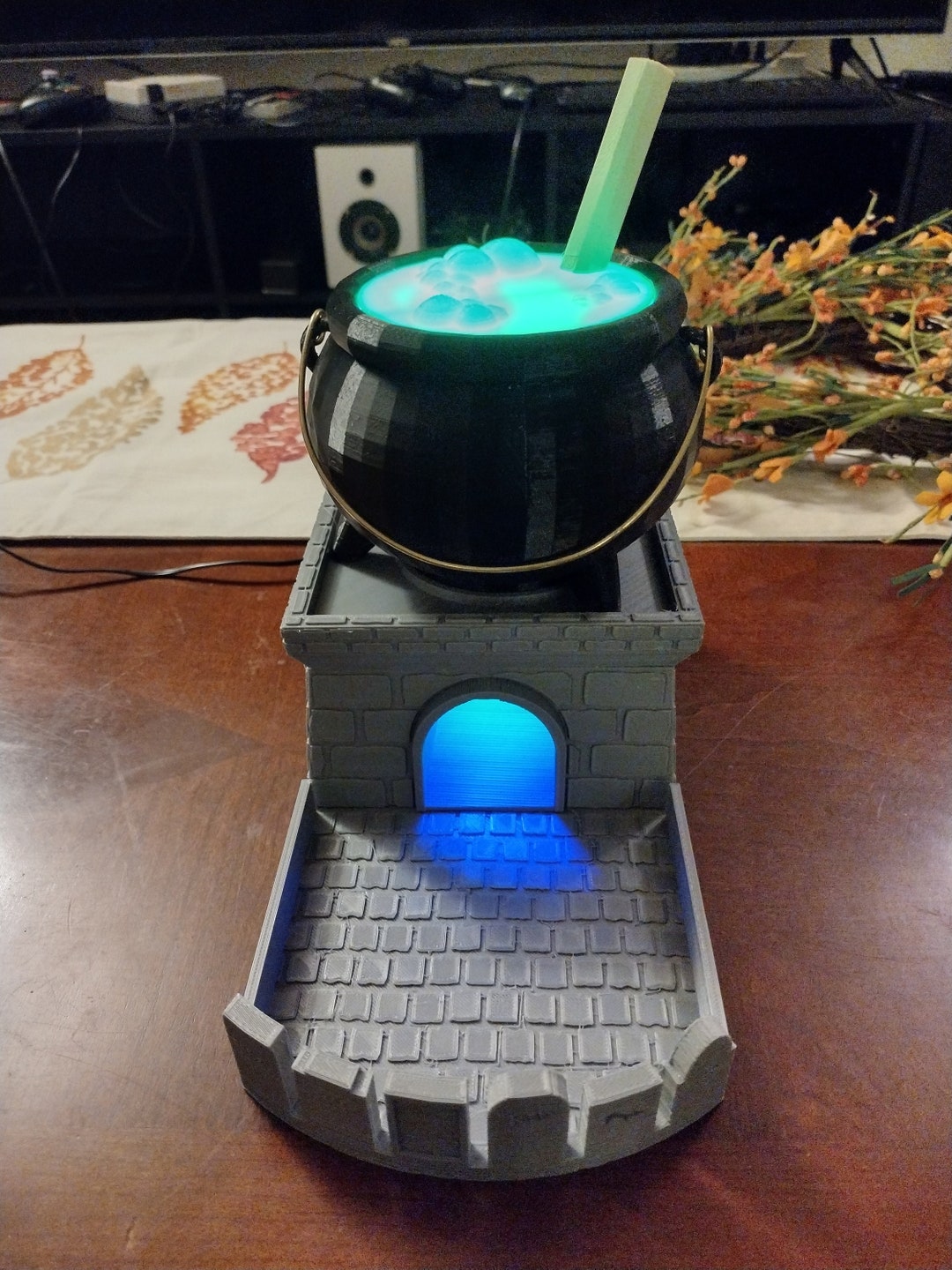 Witch's Cauldron Dice Tower - 3D Printable - Etsy