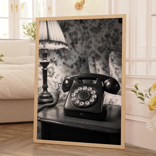 Telephone Print - Etsy