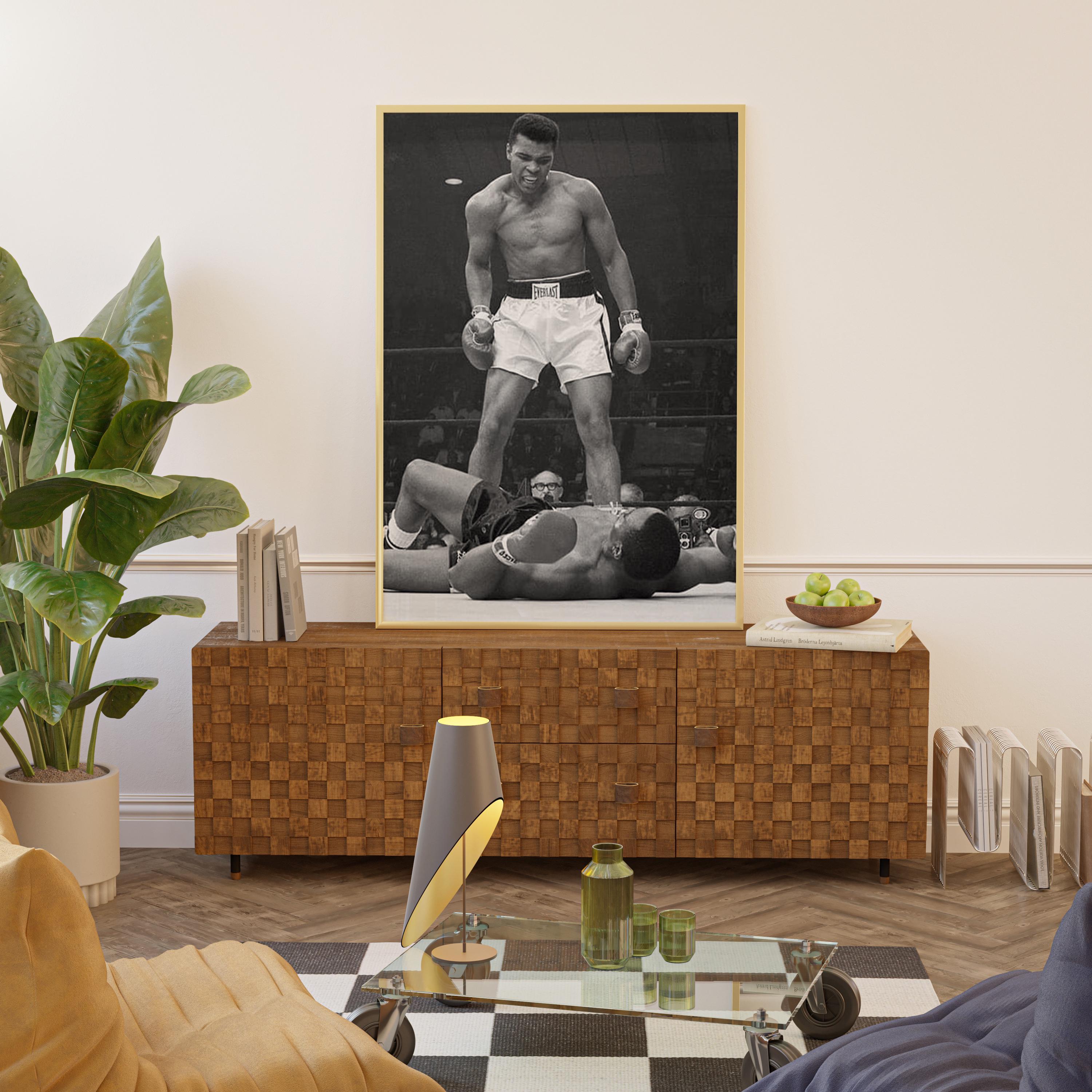 Muhammad Ali Standing Over Sonny Liston 1965, Boxing Wall Art ...