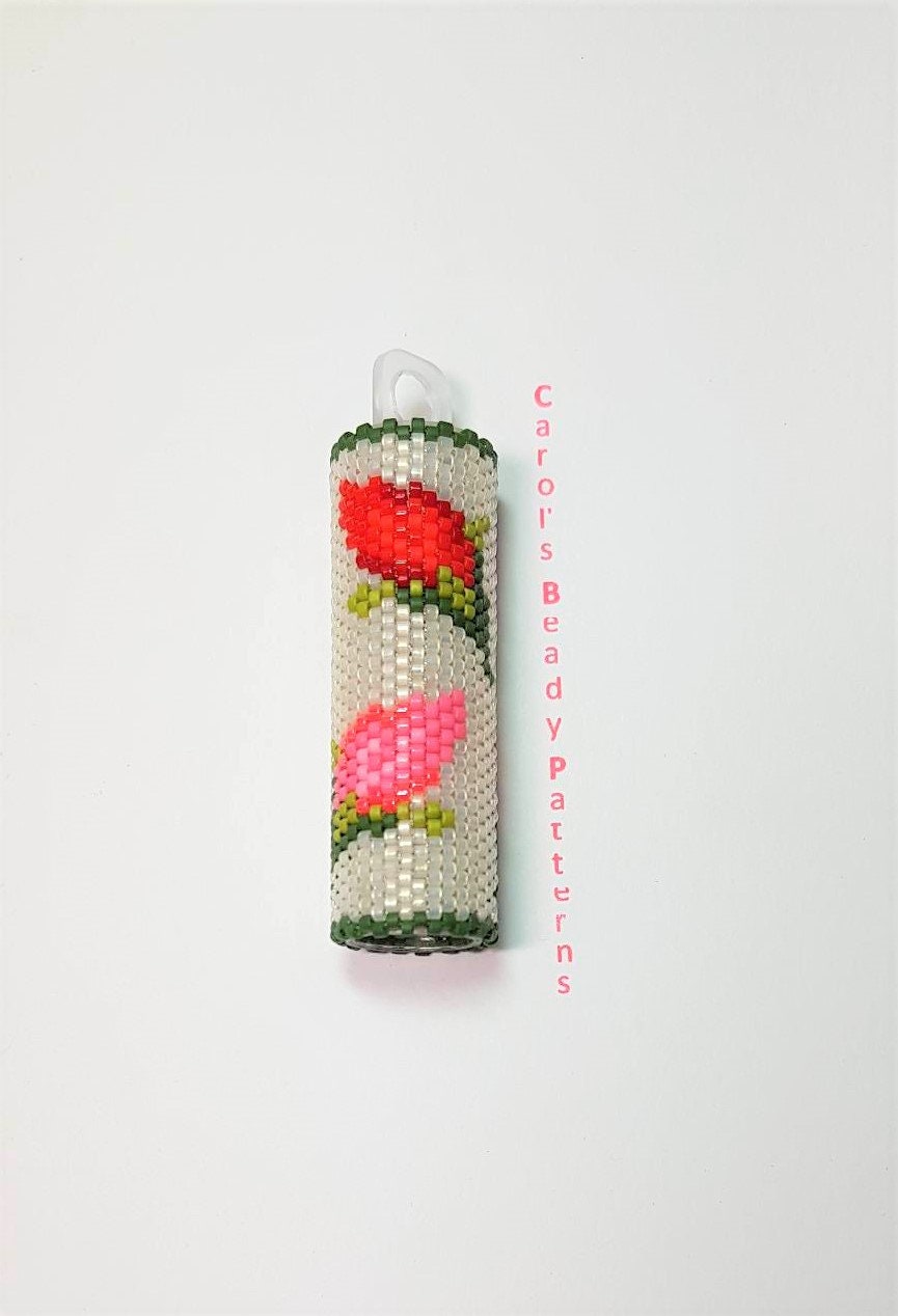 PATTERN Beaded Peyote Tube Cover - Etsy
