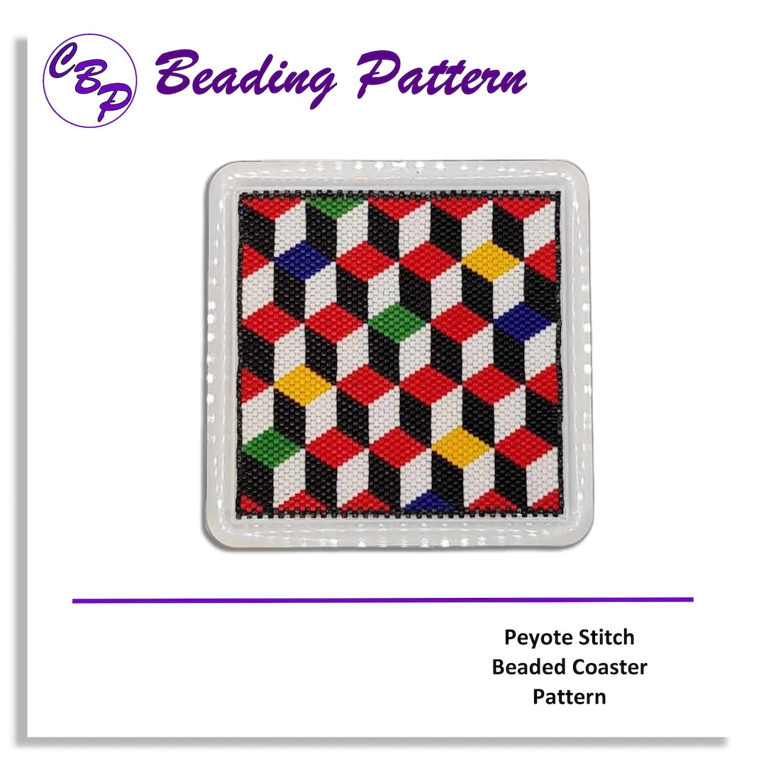 Tumbling Block Coaster Pattern - Etsy
