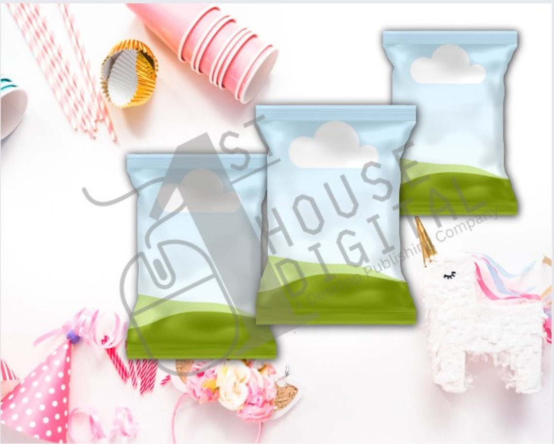 Chip Bag Mock-up - Front and Back - Etsy