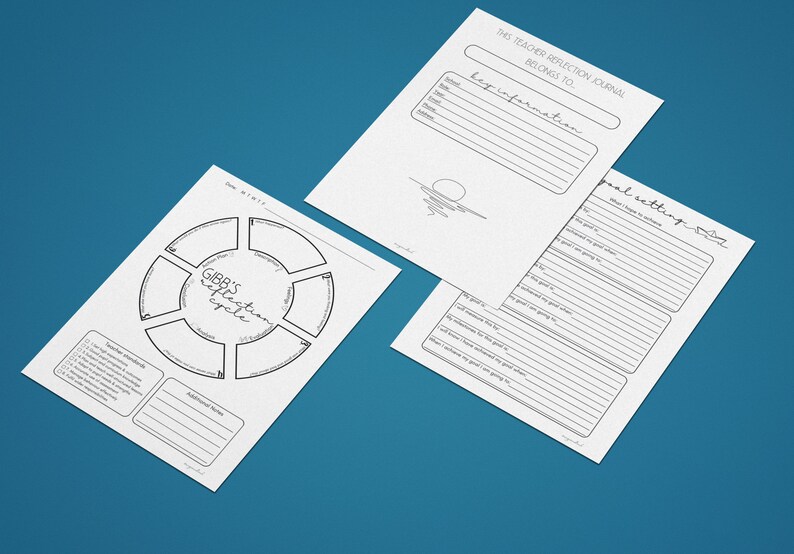 Teacher Self-reflection Journal | Teacher Standards Evidence Collection ...