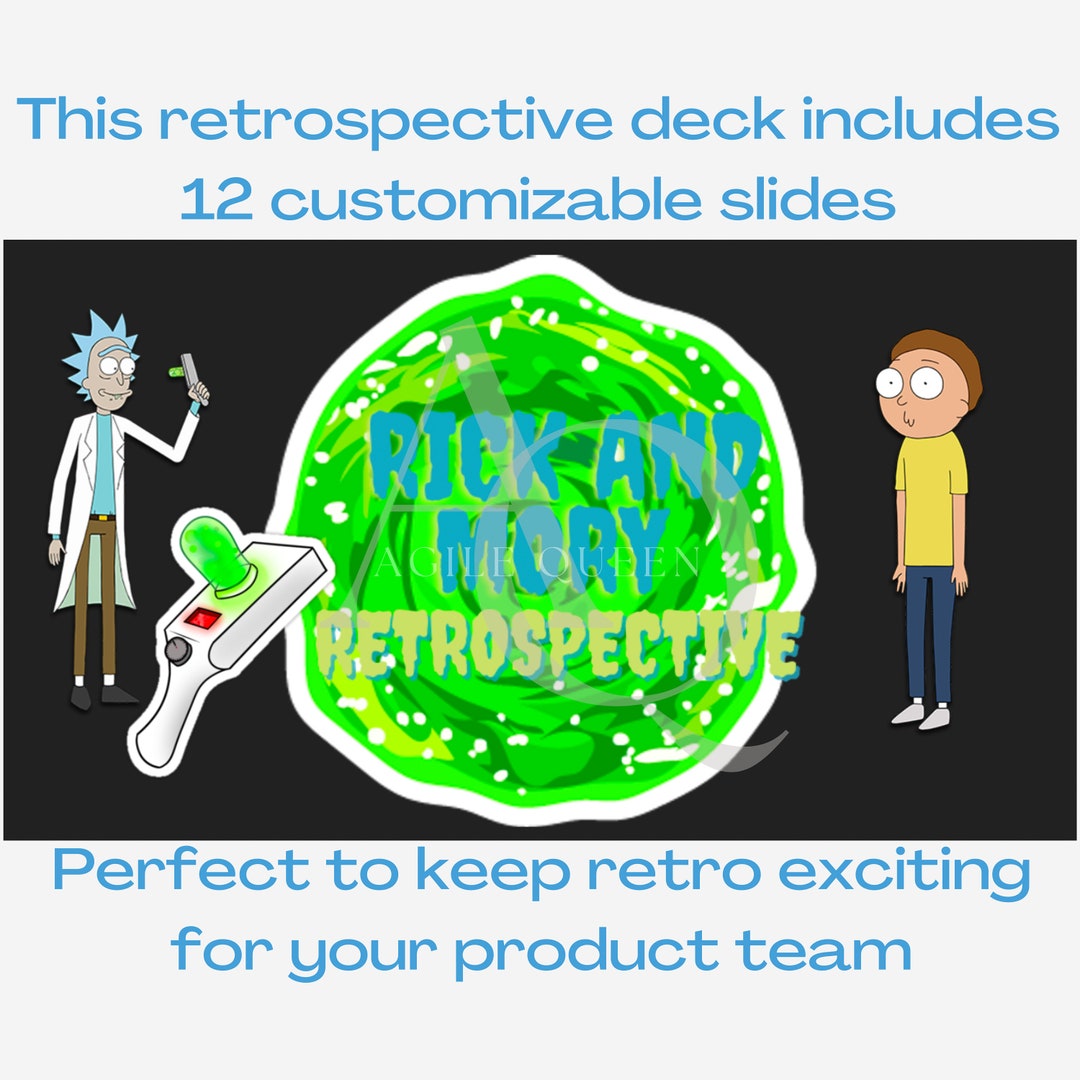 Rick and Morty Retrospective Board Scrum Master Product - Etsy