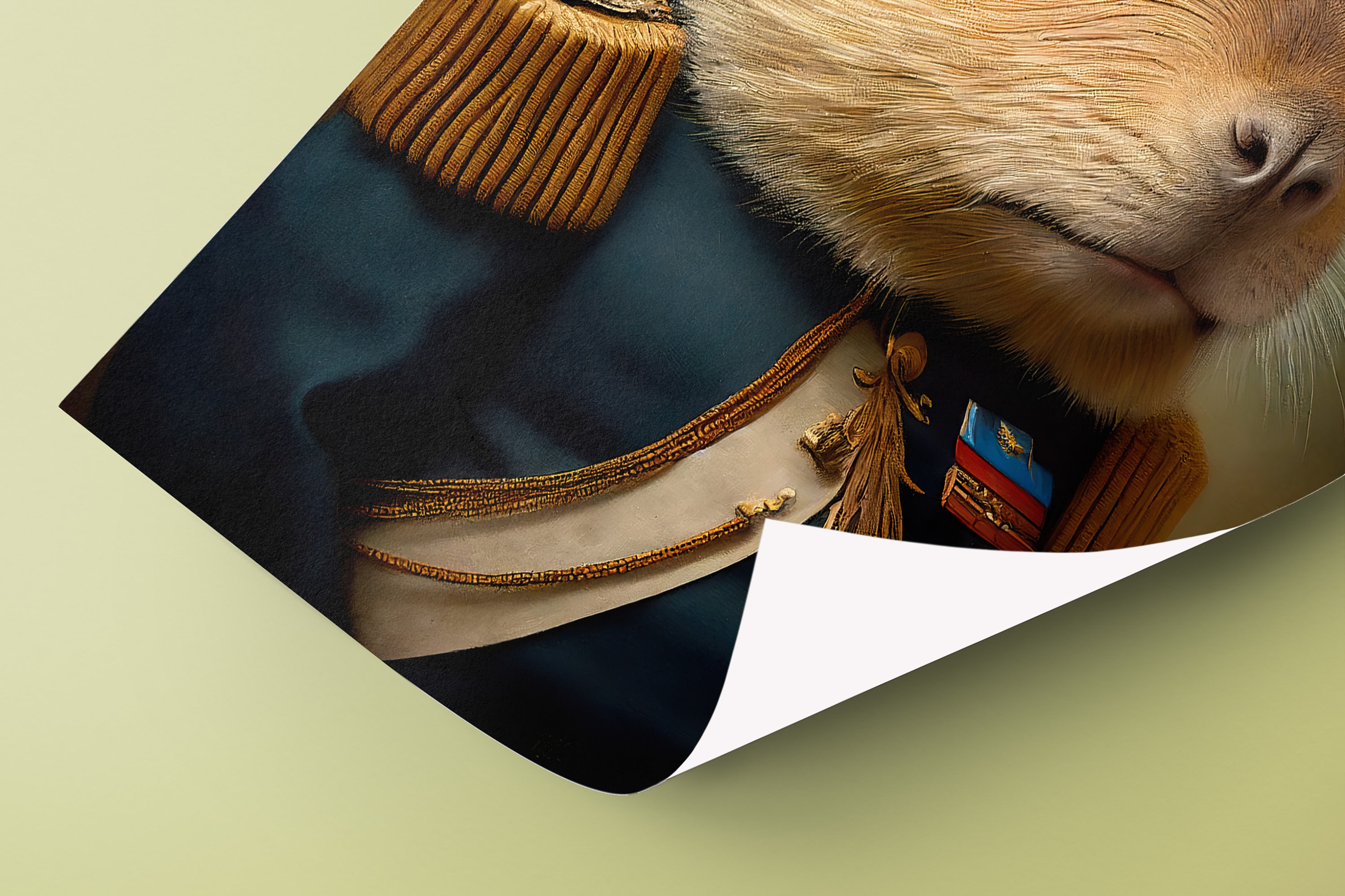 Portrait of a Capybara in Military Uniform Capybara Print - Etsy UK