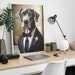 Portrait of a Great Dane in a Tuxedo, Animal Wall Decor, Tuxedo Great ...