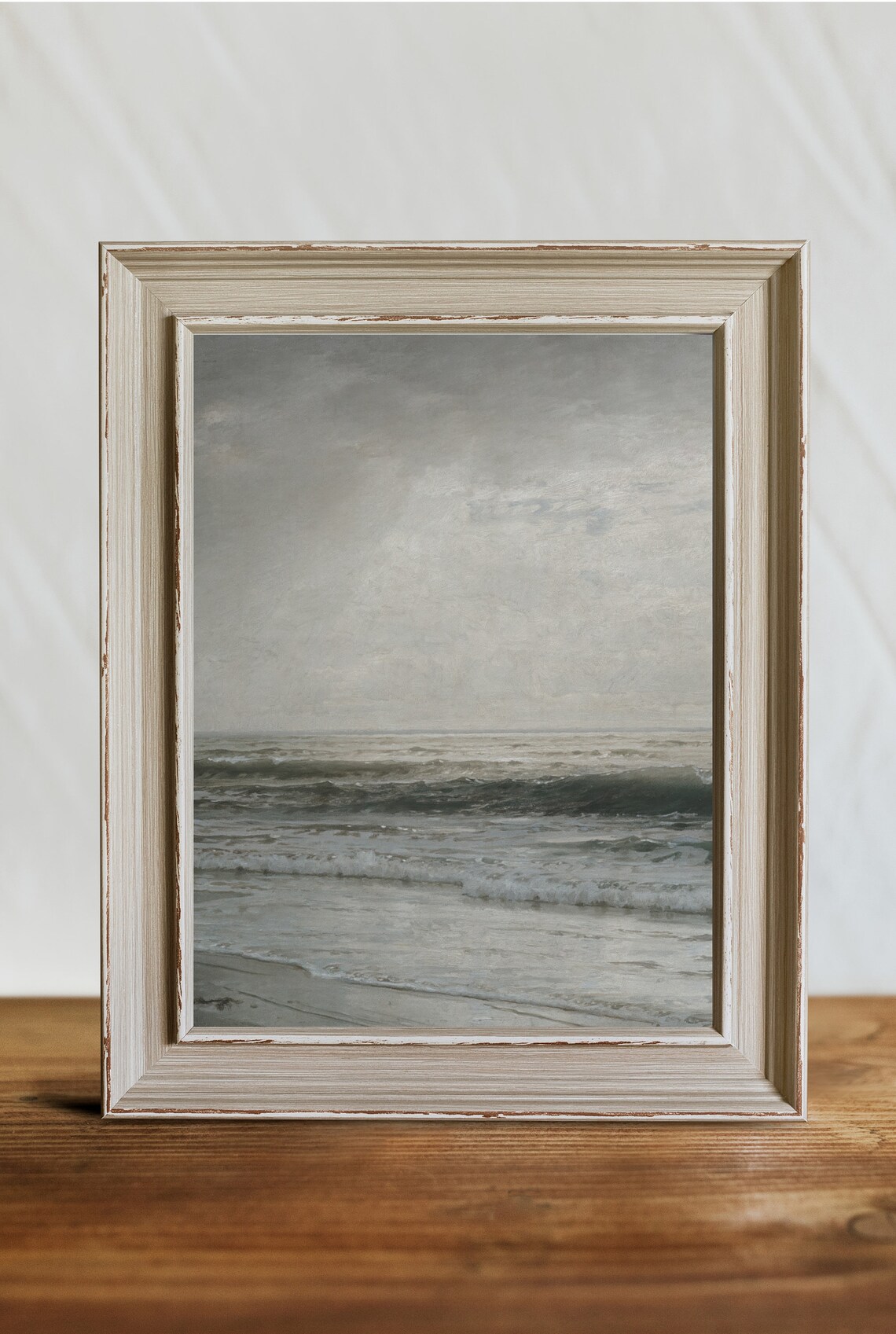 Printable Oil Paintings: Coastal Landscape, Vintage Seascape Print ...