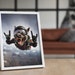 Photograph of a Skydiving Bat in Free Fall, Epic Wall Art, Animal Print ...