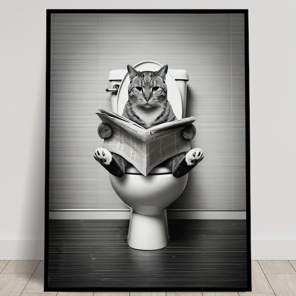 Poster humoristique pour wc - Etsy France