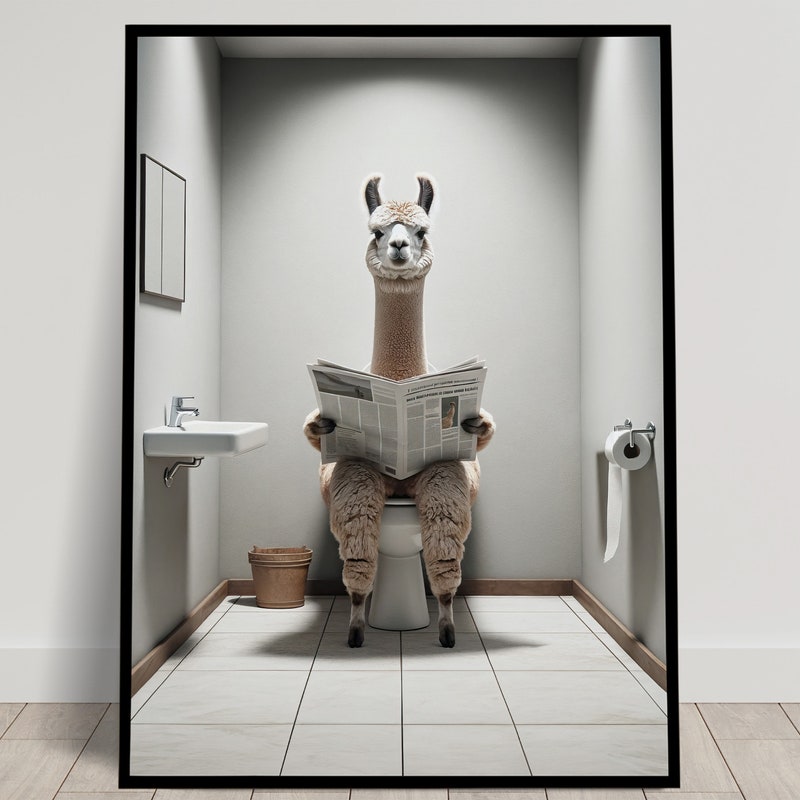 Toilet Poster - Etsy