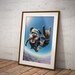 Photograph of a Skydiving Border Terrier, Epic Wall Art, Animal Print ...