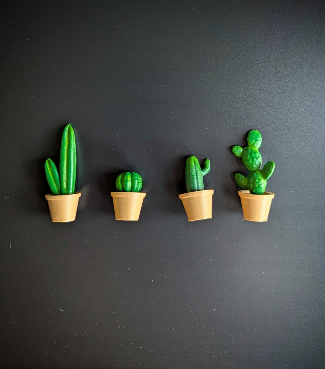 Mini Cactus Plant Magnets Fridge Magnets Desk Decor - Etsy