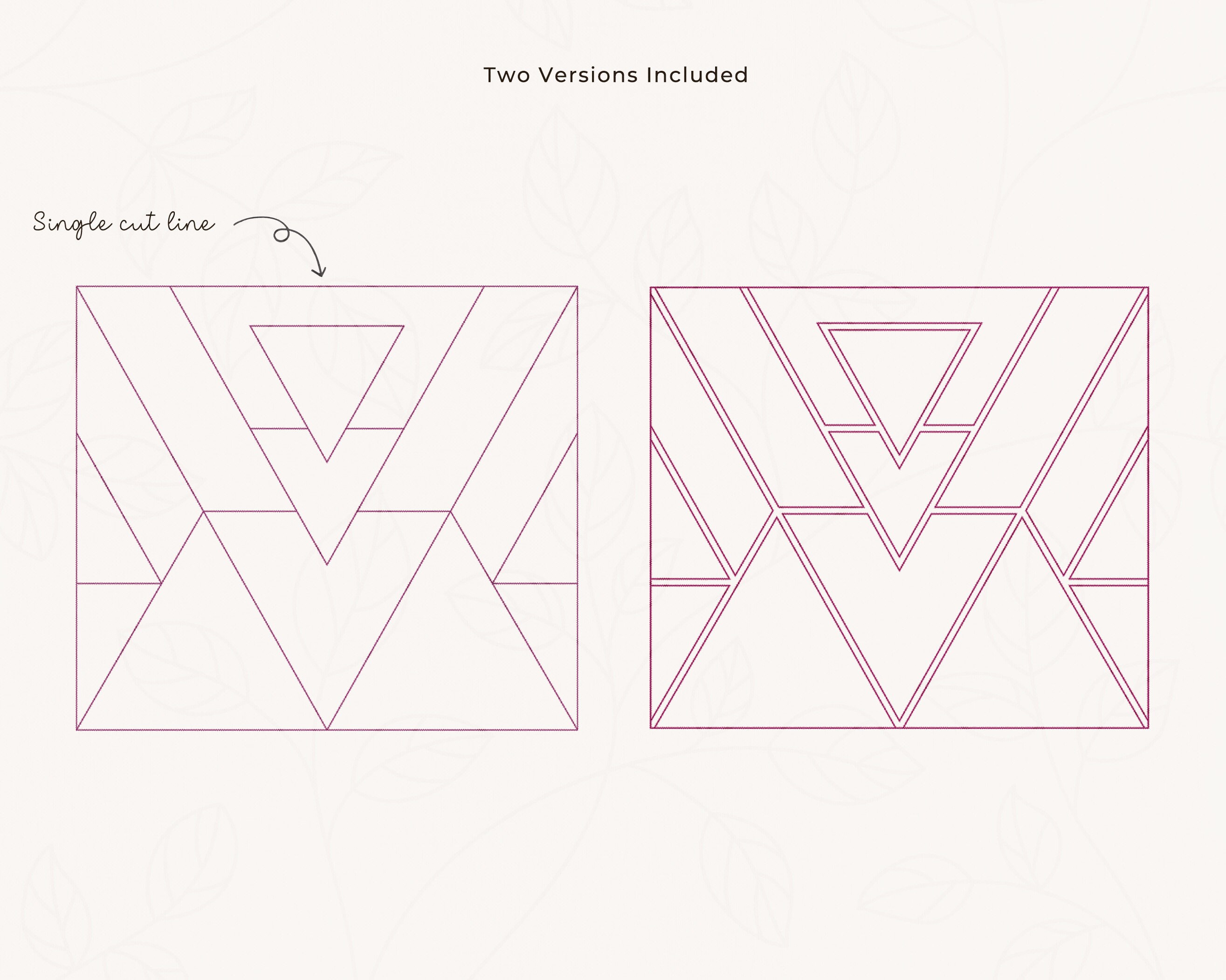 Boujee Tangram Template SVG, DXF for Hogg 20oz Straight Skinny Tumbler ...