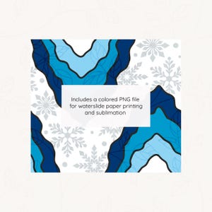 Snowflake Geode Template SVG for Hogg 20oz Straight Skinny Tumbler ...