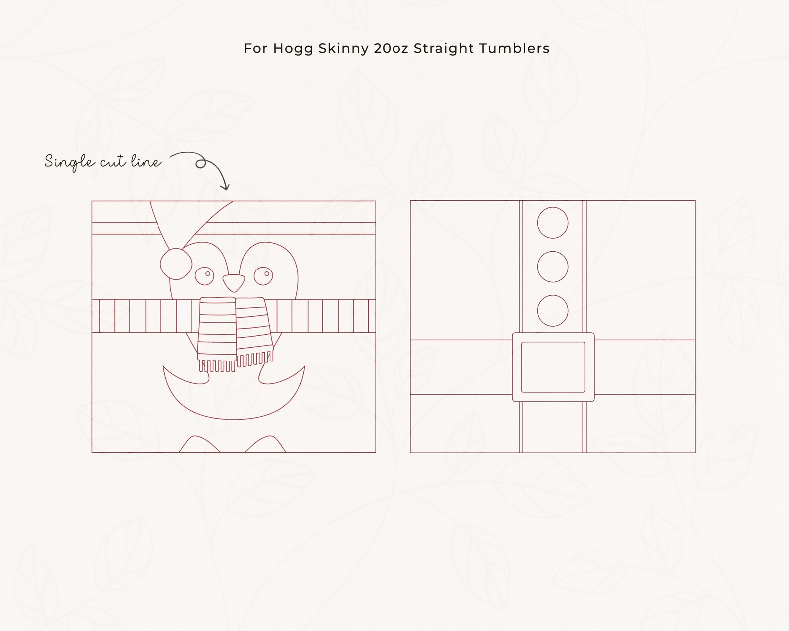 Christmas Burst Templates BUNDLE SVG for Skinny Straight Hogg 20oz ...