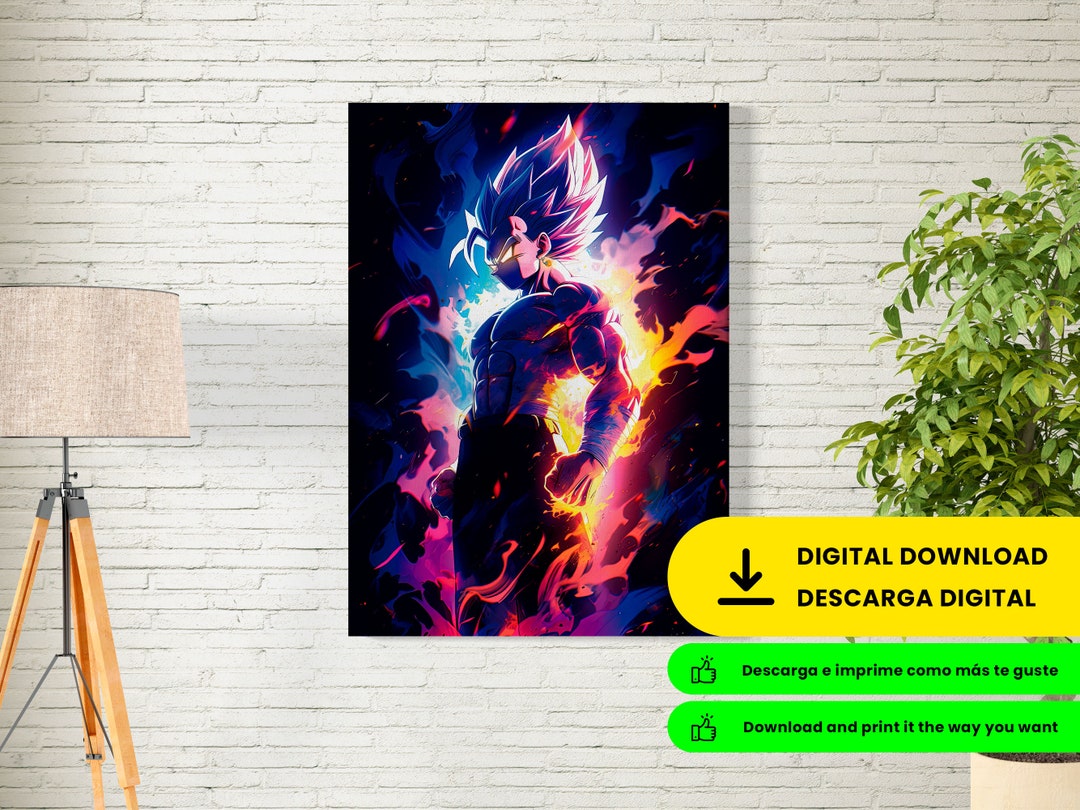 Broly Vegetto Vegito Gaming Poster Gamer Room Decor Gift - Etsy