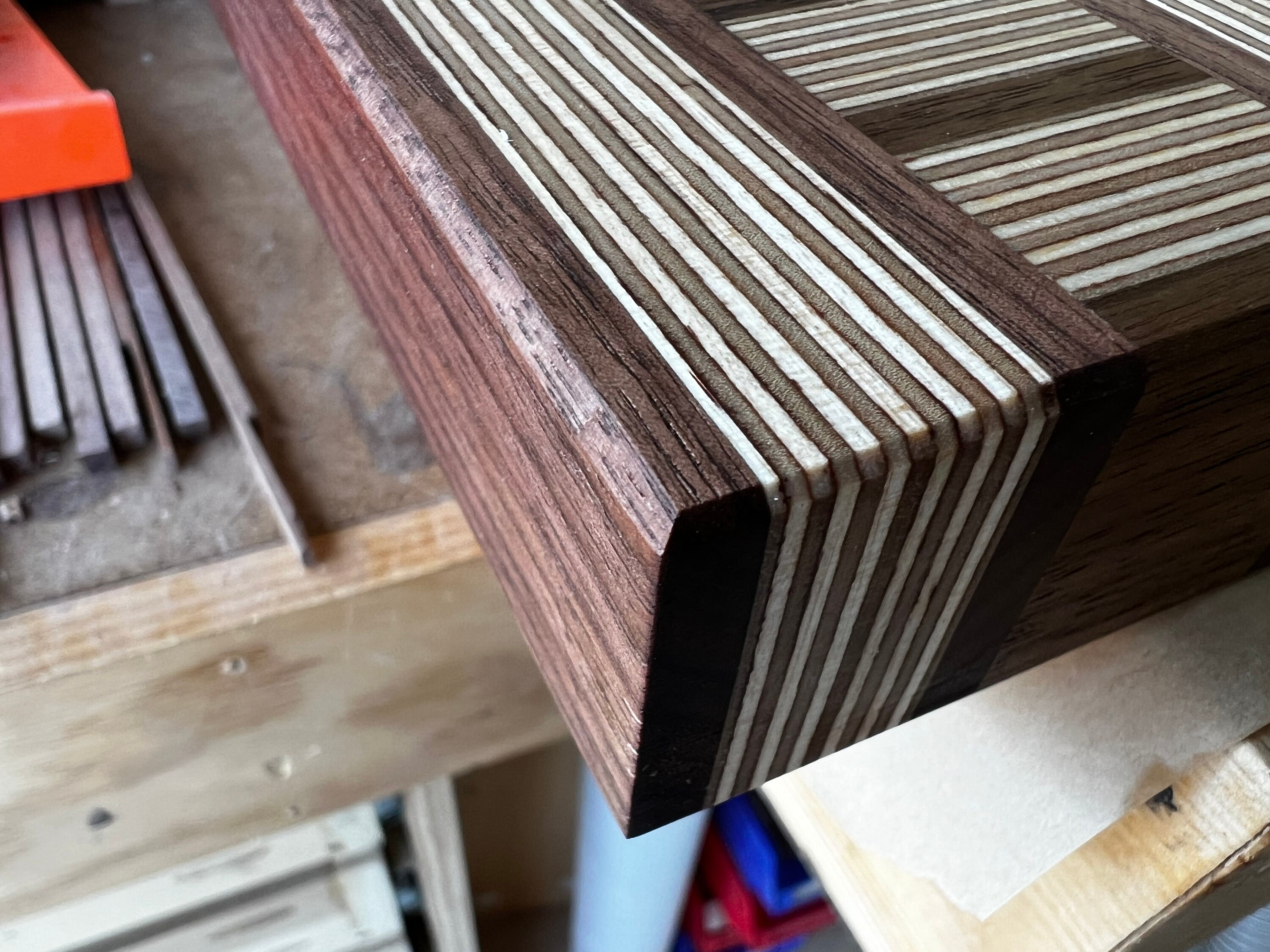 Patterned Plywood / Walnut Cutting Board Basket Weave Pattern - Etsy