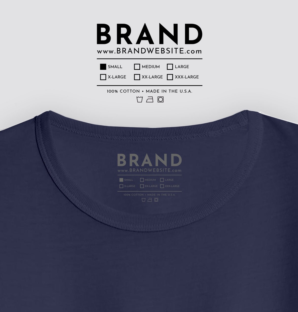 4 Classic Neck Label Template — On Point Press Co.