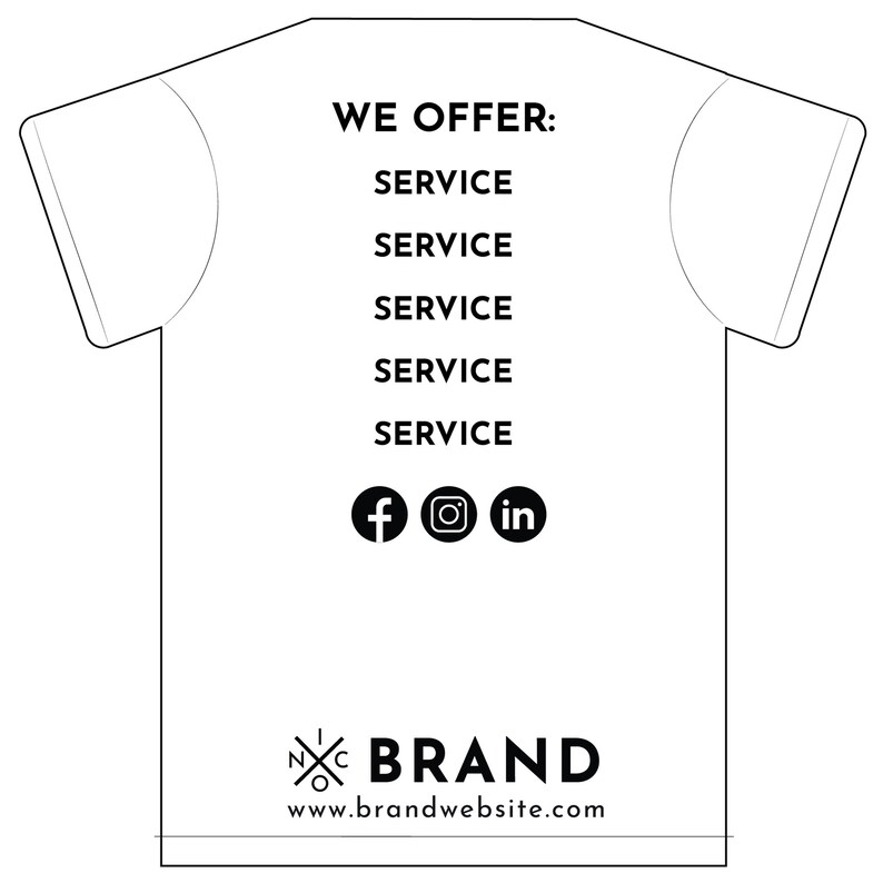 T-shirt Die Cut Card Template - Etsy