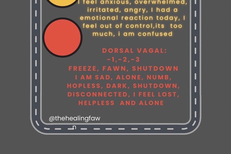 Nervous System State Regulation Chart - Etsy