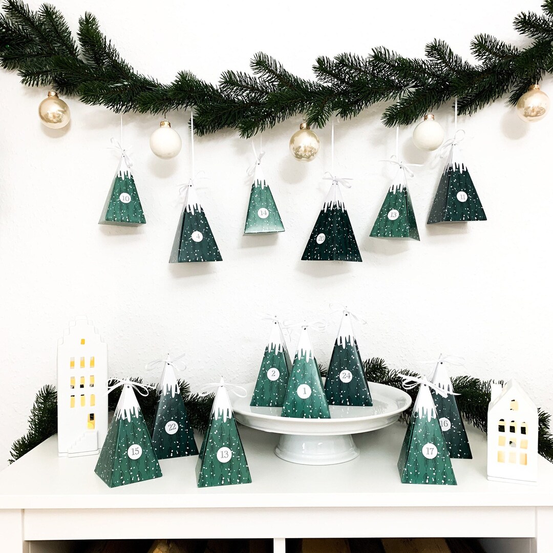 Advent Calendar for Filling Fir Trees DIY - Etsy