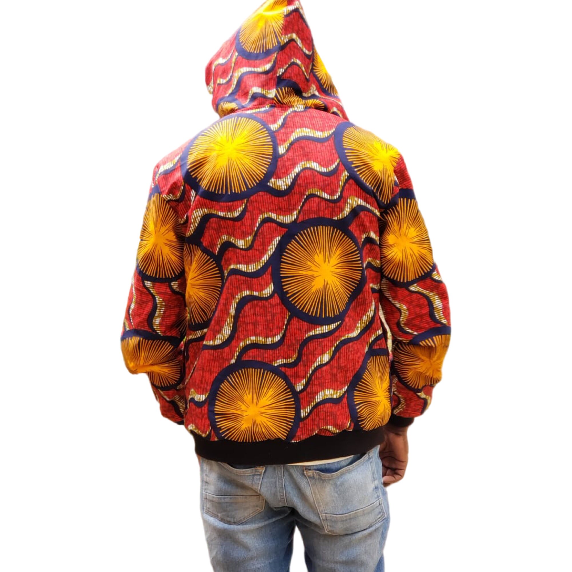 Vibrant African Print Hooded Jacket: Unisex Ankara Bomber - Etsy