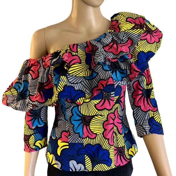 African Print Top - Etsy