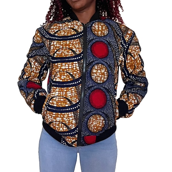 African Print Jacket - Etsy