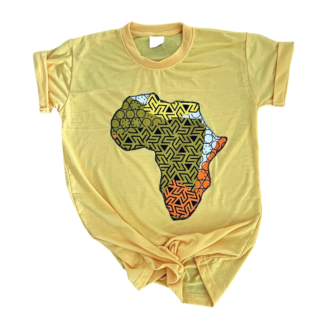 Africa Shirt, African Print T-shirt, Map of Africa, Unisex Tees ...