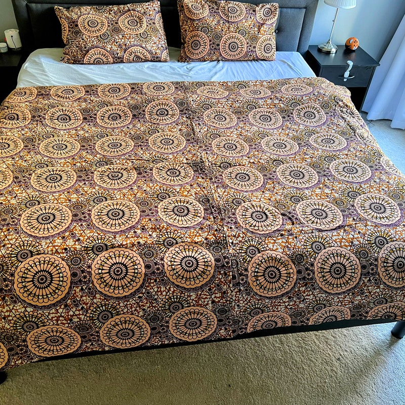 African Print Duvet - Etsy