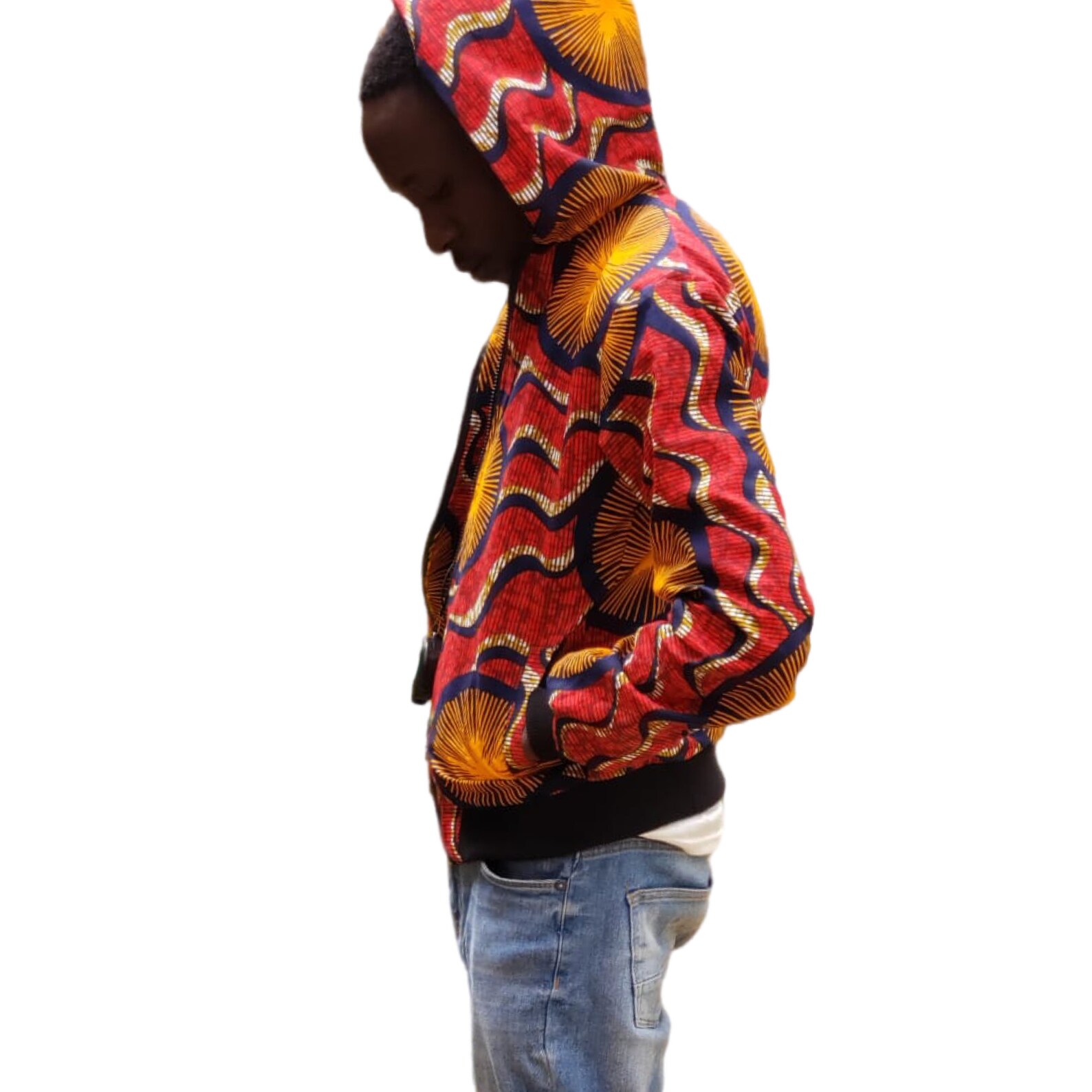 Vibrant African Print Hooded Jacket: Unisex Ankara Bomber - Etsy