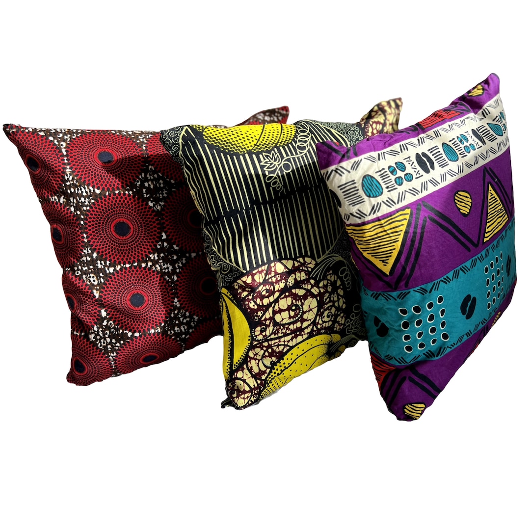 African Print Pillow Cover: Ankara Cotton Decorative Pillow Case - Etsy