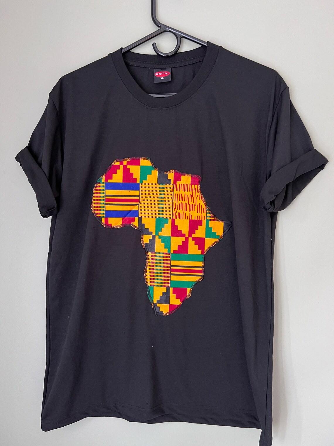 Africa Shirt African Print T-shirt Map of Africa Unisex - Etsy