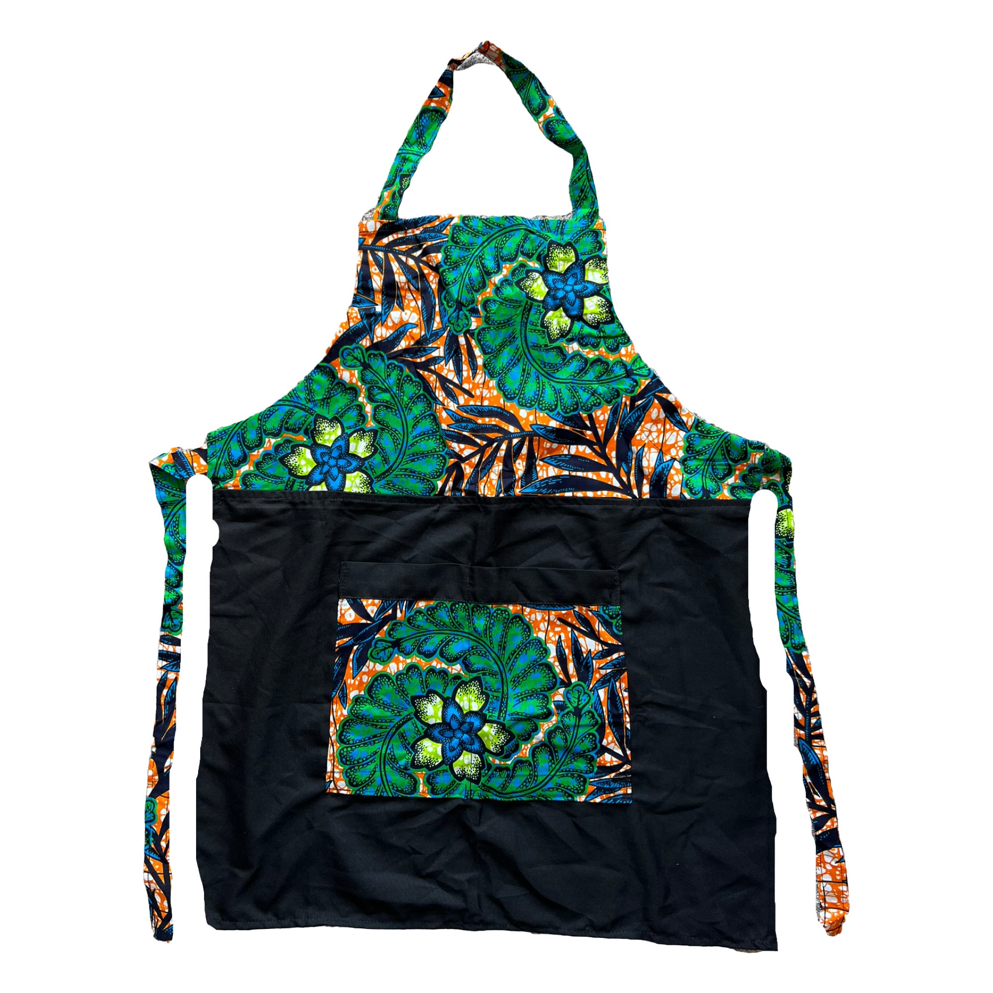 Apron,african Print Apron With Pockets, African Print Apron , Kitchen ...
