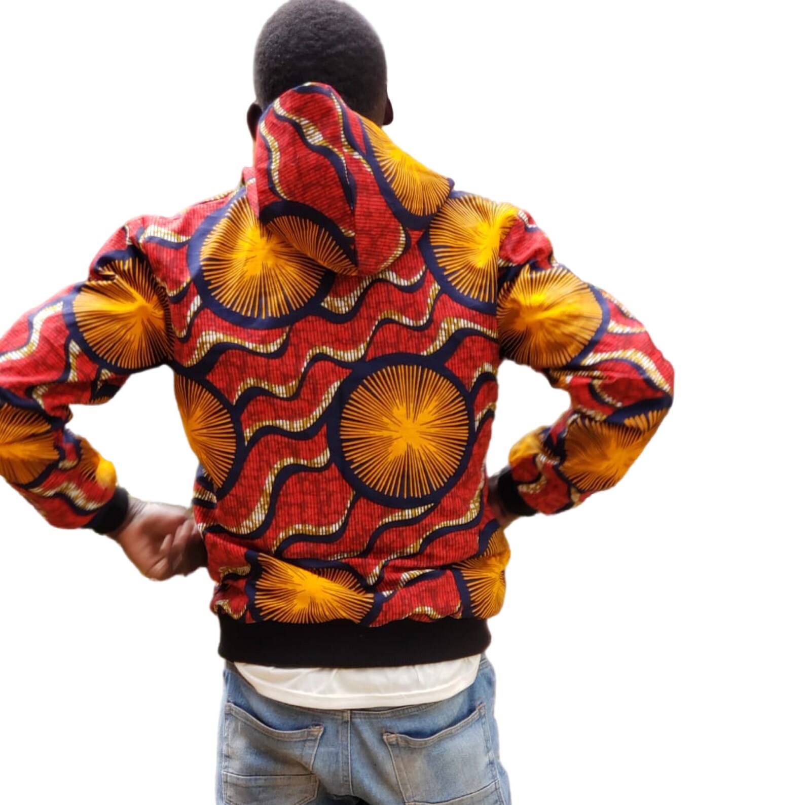 Vibrant African Print Hooded Jacket: Unisex Ankara Bomber - Etsy