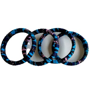 Handmade Ankara Fabric Bracelet: African Print Bangle, Afrocentric ...