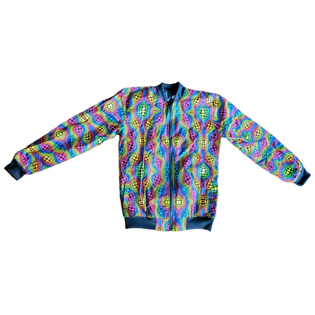 African Print Bomber Jacket With a Front Zip and Pockets, Unisex Ankara ...