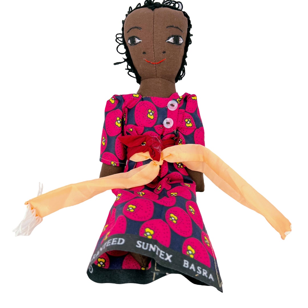 Handmade African Rag Doll, Brown Skinned Doll, African American Dolls ...