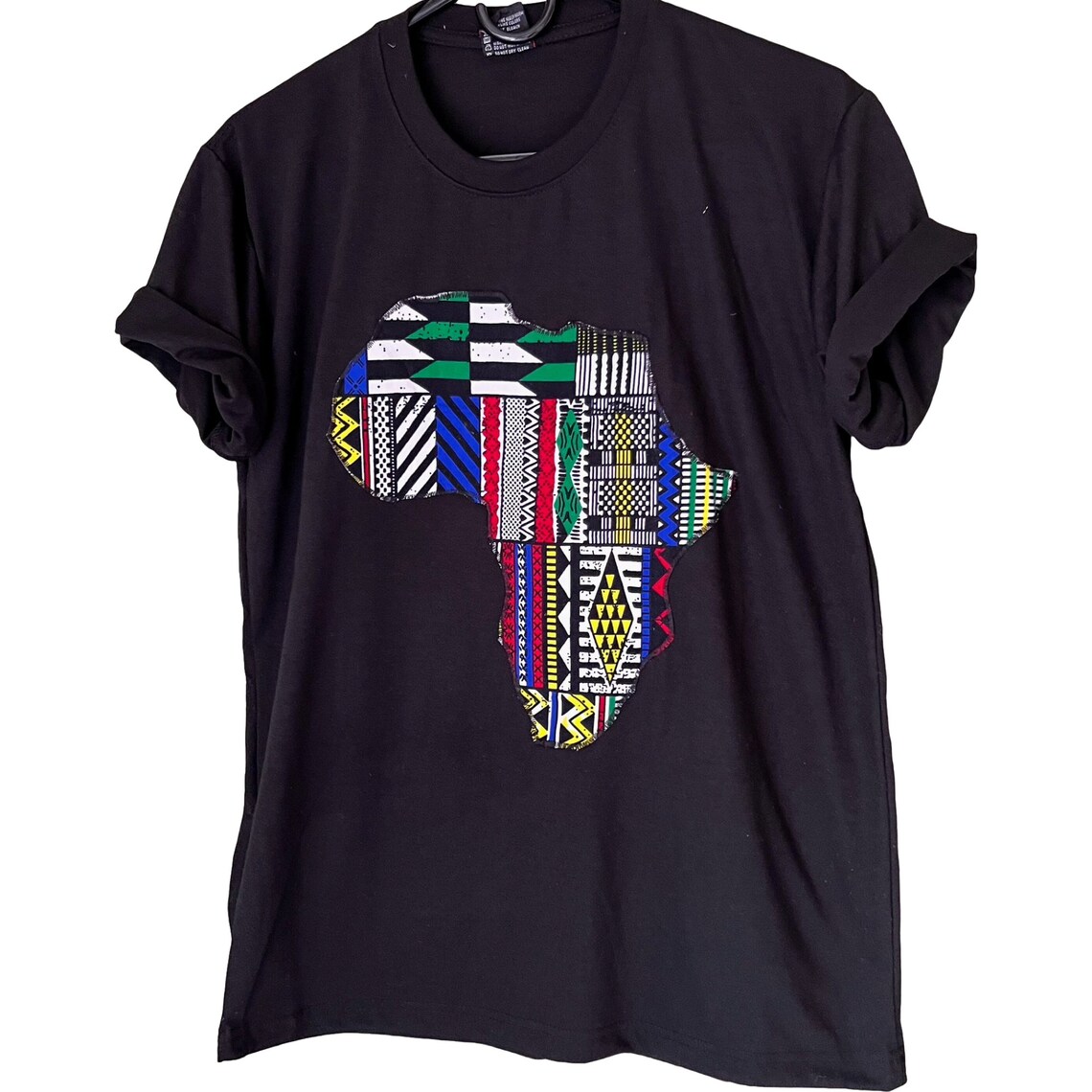 Africa Shirt African Print T-shirt Map of Africa Unisex - Etsy