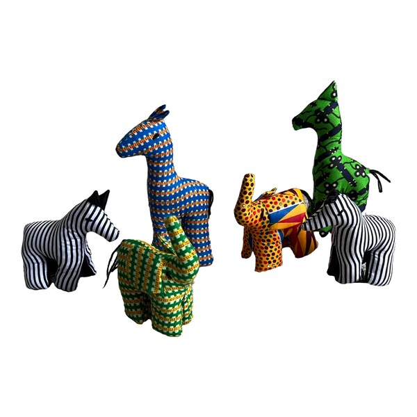 African Safari Animals Plush - Etsy