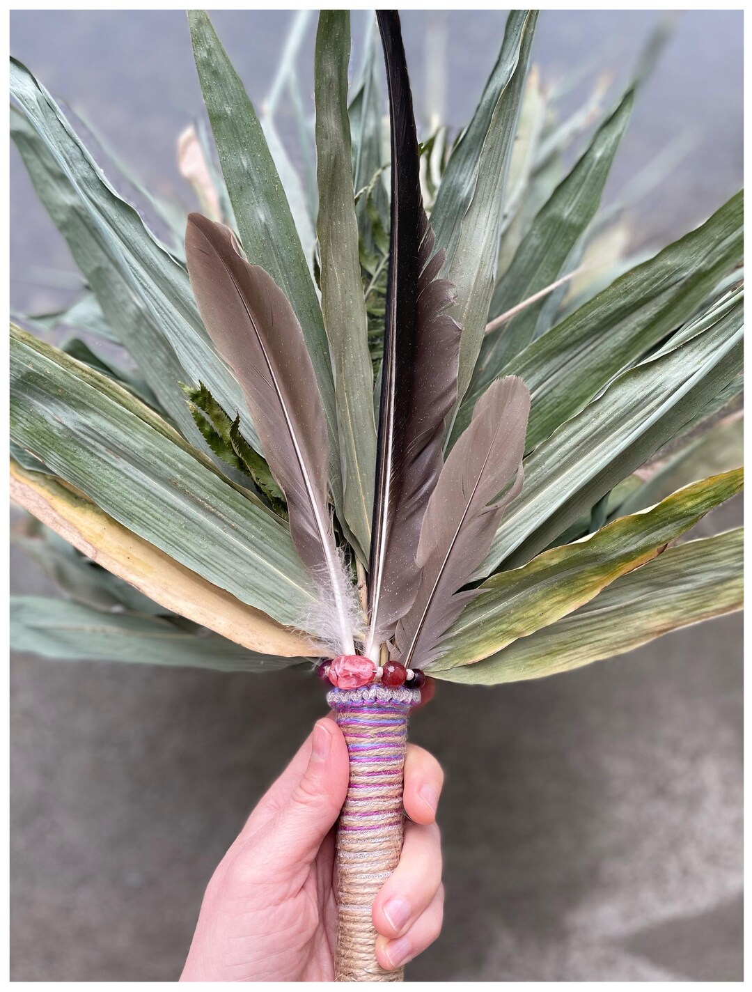 Ceremonial Shaker- Bamboo Leaves, Durable Chakapa, Custom Design, Made ...