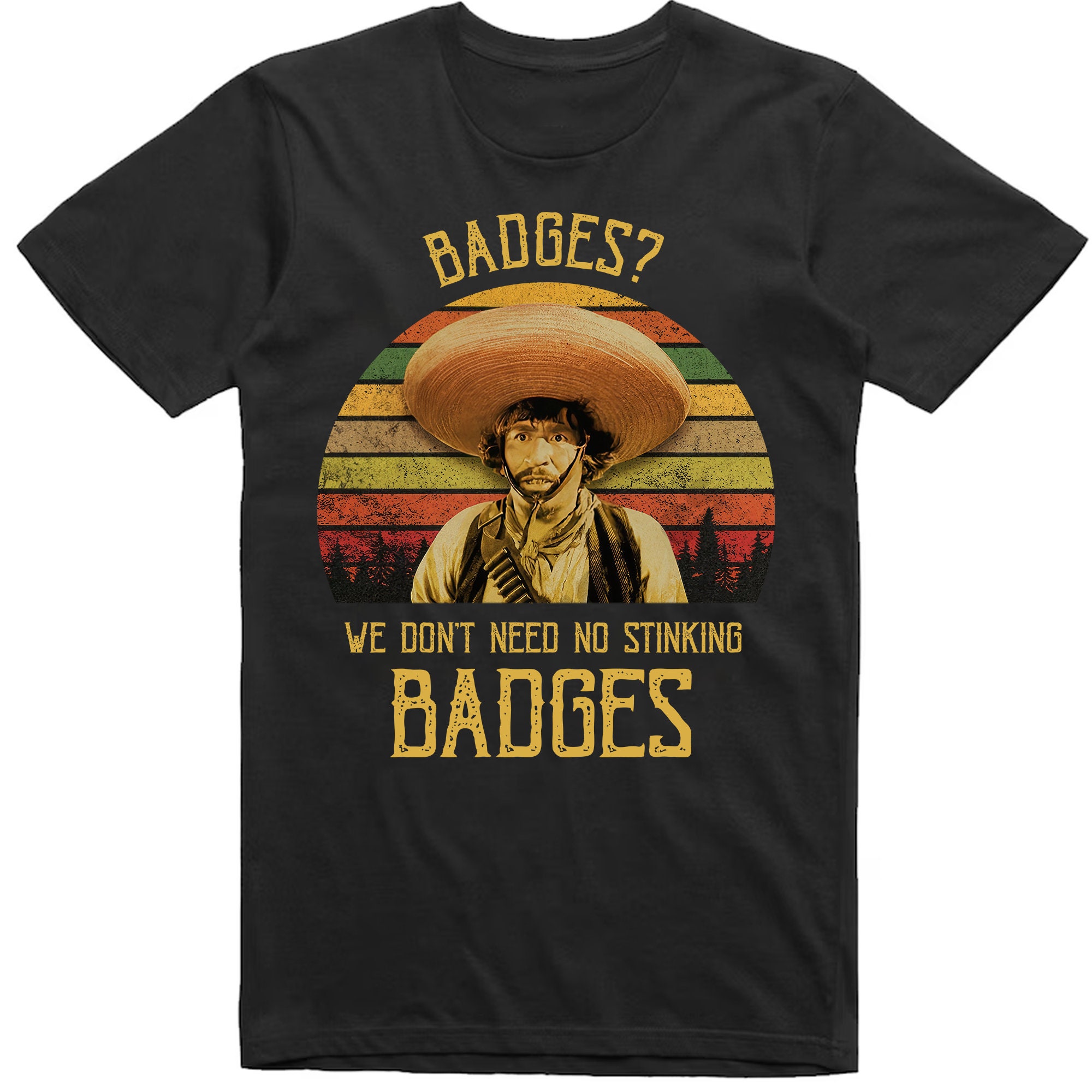 Gold Hat Badges We Dont Need No Stinking Badges Vintage - Etsy