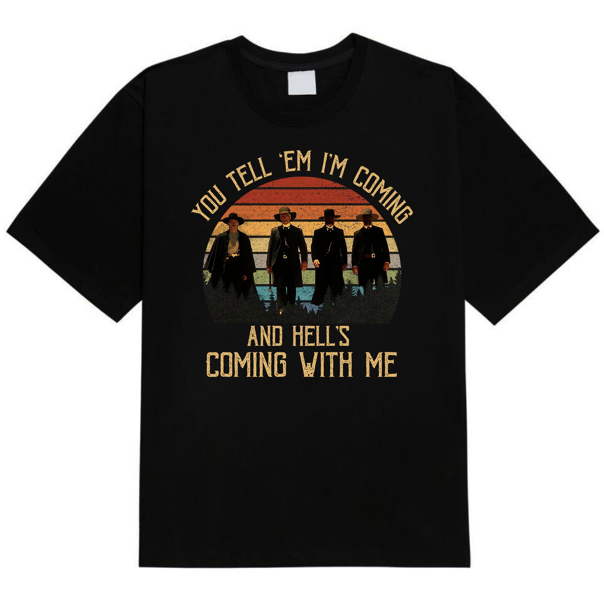 Kurt Russell You Tell Em I'm Coming and Hell's Coming With Me Vintage T ...