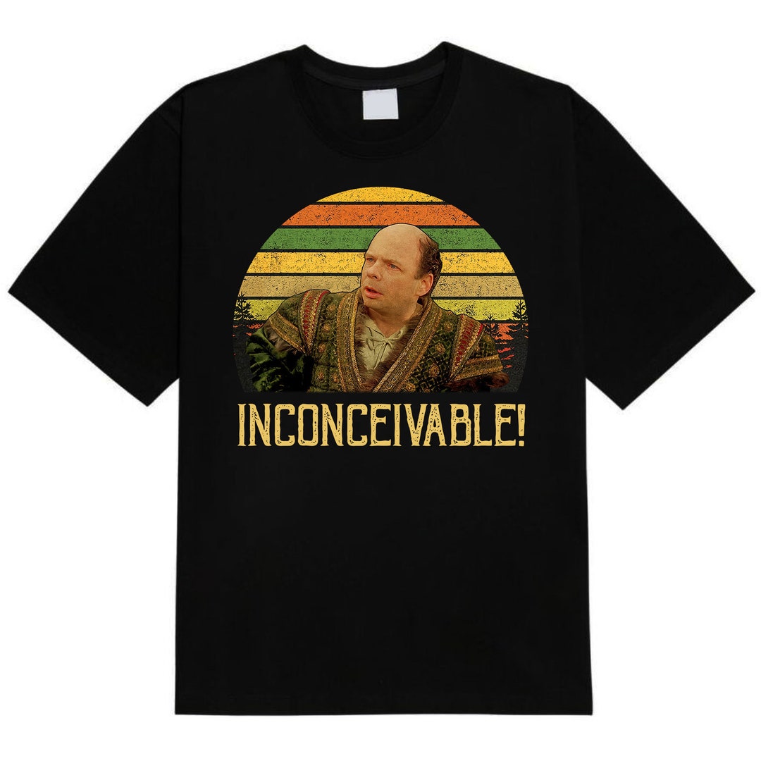The Princess Bride Shirt, Vizzini Inconceivable Vintage T-shirt, Movies ...
